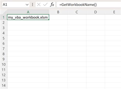 how to get workbook name using vba with examples