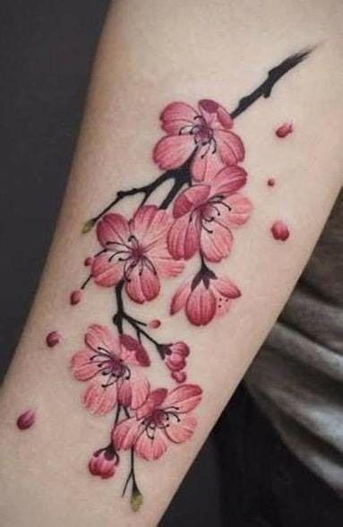 Vibrant Color Flower Tattoo Ideas Embrace Nature S Beauty