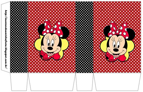 Fiesta De Minnie En Rojo Cajas Para Imprimir Gratis Ideas Y