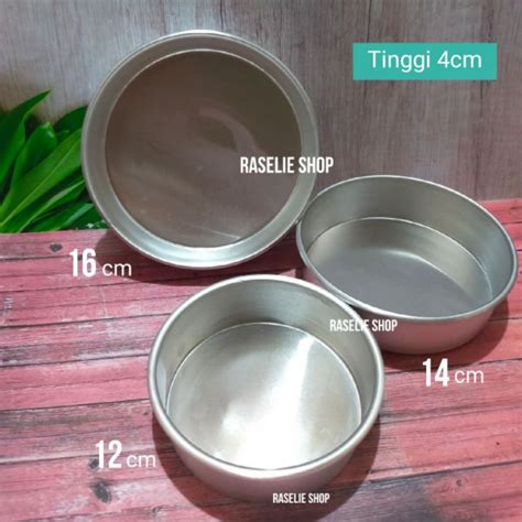 Jual Loyang PRESS Bolu Bulat Tinggi 4cm Cetakan Cromboloni Chesse Cake
