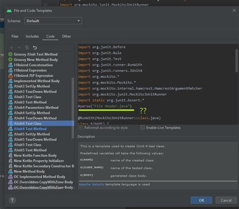 Android Studio JUnit Test Class Template Not Converted To Kotlin File