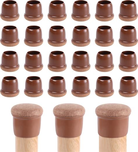 BOIVSHI 24 Pcs Pieds De Chaise Silicone 2 5 Cm Protege Pied De Phaise