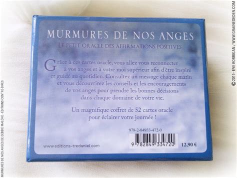 Murmures De Nos Anges Cartes Oracle Graine D Eden