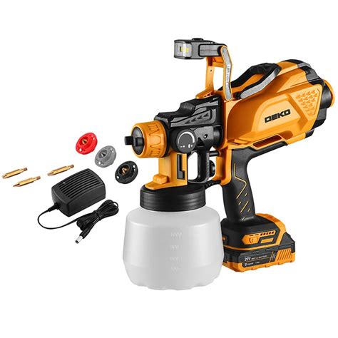 Pistola de Pintura Pulverização HVLP DEKO DKSG20K3Y S1