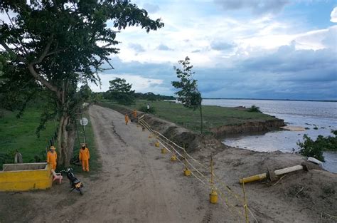Por erosión en la vía a Salamina están en riesgo de inundación 228 mil