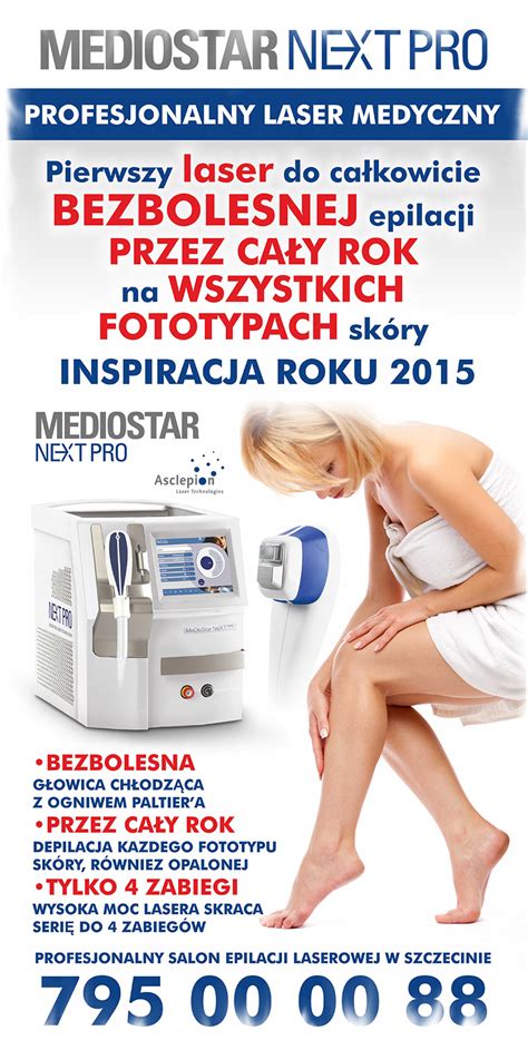 Depilacja Laserowa Szczecin Laser Mediostar Next Pro Salon