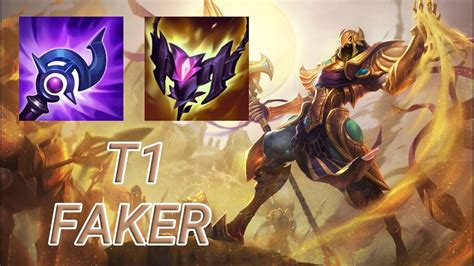 T1 Faker Azir Mid VS Leblanc KR Challenger Patch 13 17 YouTube