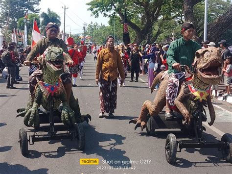 Kirab Bregada HUT Bantul Ke 192 Website Kalurahan Jagalan