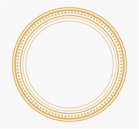 Circle Frames Png Gold Circle Frame Png Transparent Png