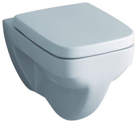 Keramag Geberit Renova Nr 1 Plan WC Sitz mit Deckel Weiß Alpin