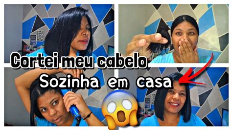 Cortando Meu Cabelo Sozinha Em Casa Youtube