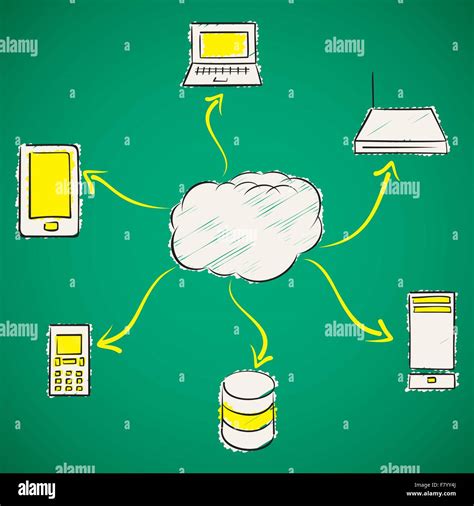 Cloud Computing Concept Stock Vector Image Art Alamy
