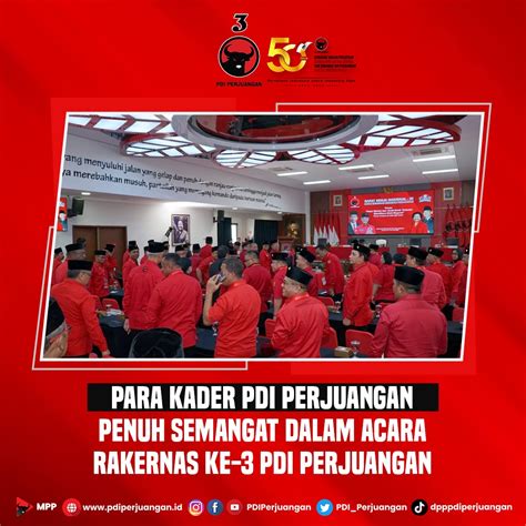 PDI Perjuangan On Twitter Momentum Foto Bersama Tampak Mewarnai