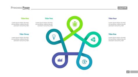 Premium Vector Five Points Plan Slide Template