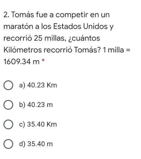 Cuantos Metros Hay En Una Milla Store Jkuat Ac Ke