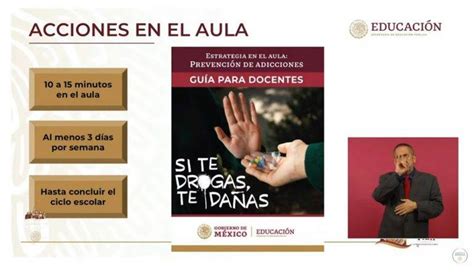 Campa A Nacional Si Te Drogas Te Da As Inicia En Escuelas P Blicas
