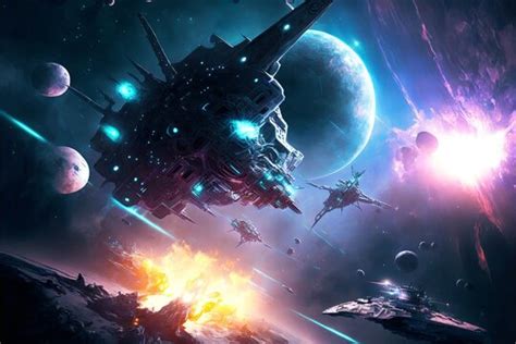 Epic Space Battle Wallpapers