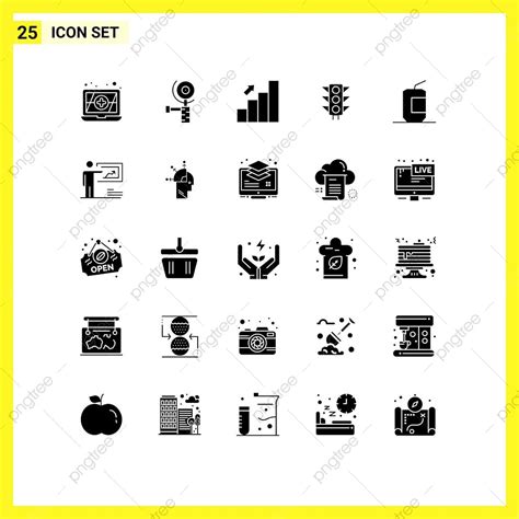 Ui Set Vector Art PNG Set Of 25 Modern Ui Icons Symbols Signs For Food