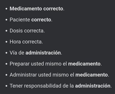 Correctos En La Administracion De Medicamentos Oms Brainly Lat