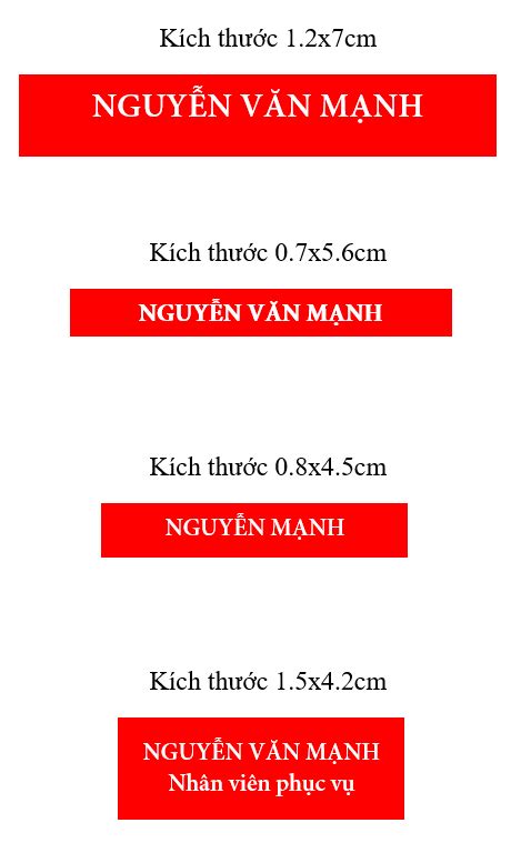 Tổng hợp File mẫu bảng tên nhân viên File Word Mới nhất 2021 Mekoong