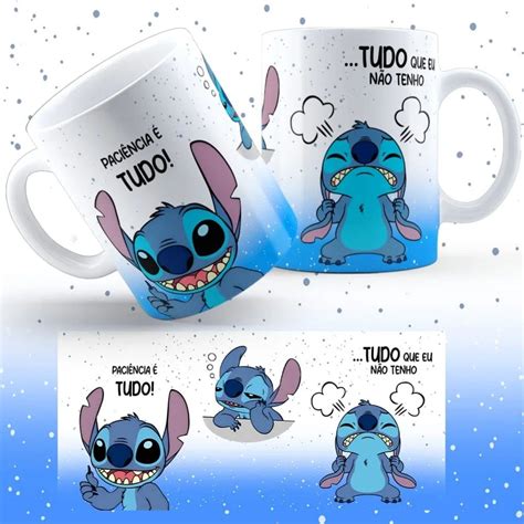 Caneca Stitch Paciência Elo7 Produtos Especiais