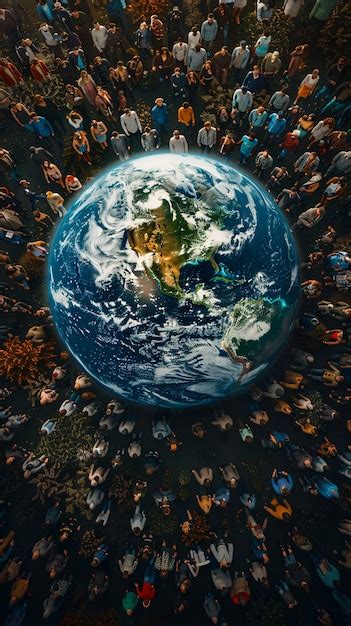 Persone Che Celebrano La Giornata Mondiale Della Popolazione Foto Gratis
