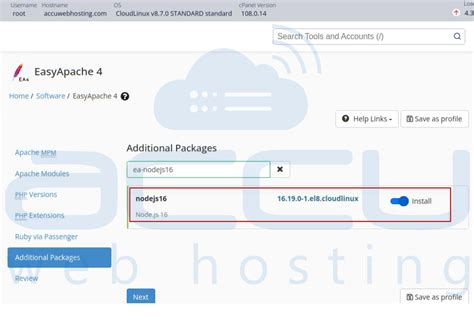 How To Install Node Js On Cpanel Server Via Whm Cpanel Whm