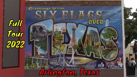 Six Flags Over Texas Full Tour Arlington Texas Youtube