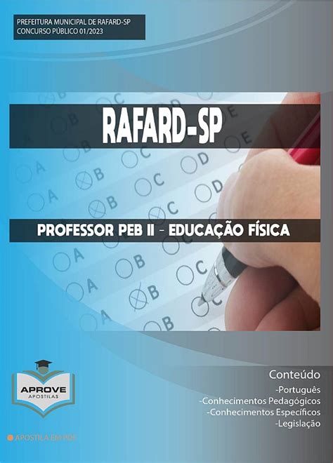 APOSTILA RAFARD PROFESSOR PEB II EDUCAÇÃO FÍSICA Aprove Apostilas