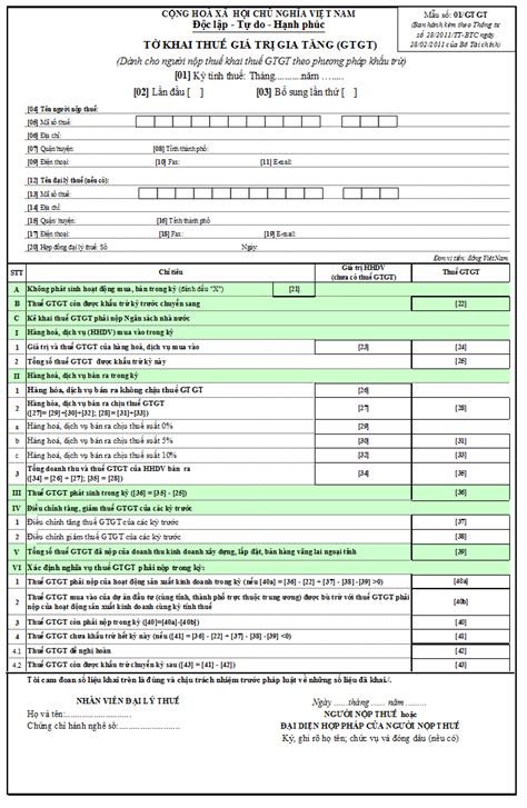 3 bước lập tờ khai thuế GTGT mẫu 01 theo thông tư 80 nhanh nhất Tư