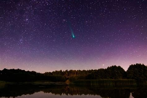 A las 22 horas se podrá observar el cometa verde en Argentina