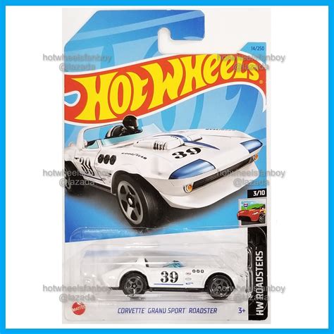 Hot Wheels Corvette Grand Sport Roadster HW 2023 Roadsters 3 10 White