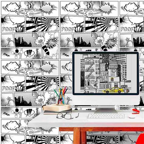 Papel De Parede Adesivo HQ Geek 1234723 3M Elo7