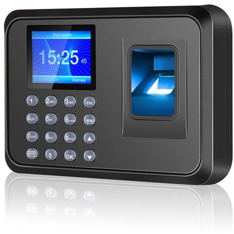 JK MALL Fingerprint Attendance Machine LCD Screen Intelligent Biometric