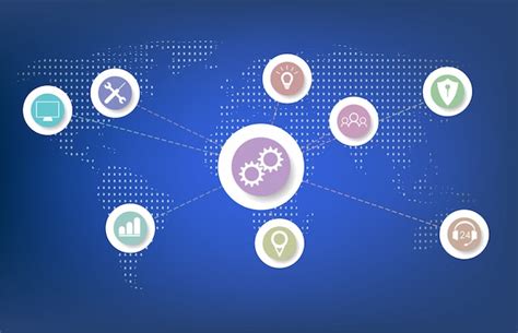 Internet Des Objets Iot Le Cloud Au Centre Les Appareils Et Les