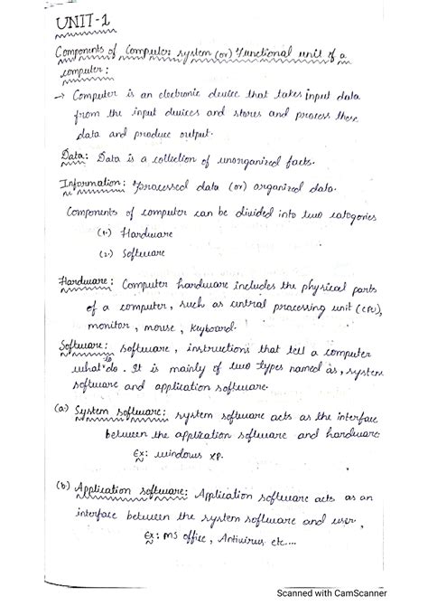 C Programming Complete Subject Notes R B Tech Cse Computer