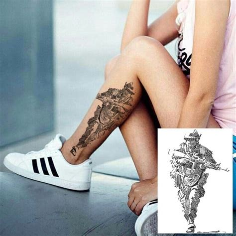 Wasserdichte Temporäre Tätowierung Aufkleber Tattoo für Frauen und
