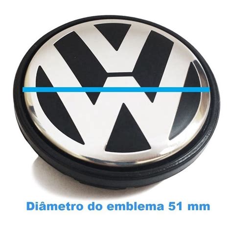 Calota Centro Roda Vw Gol G5 G6 Fox Polo Virtus Voyage Saveiro