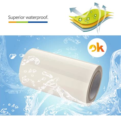 Clear Adhesive Pet Film With Coating For Inkjet Waterbased Pigment And