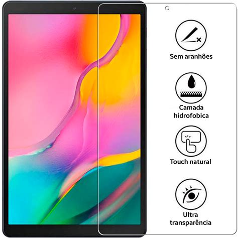 Película De Vidro Temperado 9H Para Tablet Samsung Galaxy Tab A 10 1