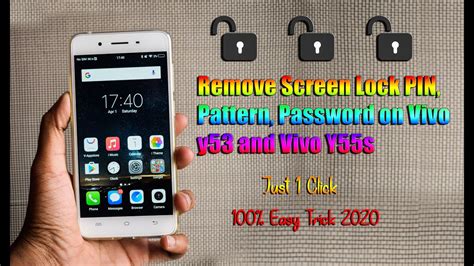 Vivo Y55s 1610 Unlock Frp Lock Pattern And Pin Lock 100 Easy Trick