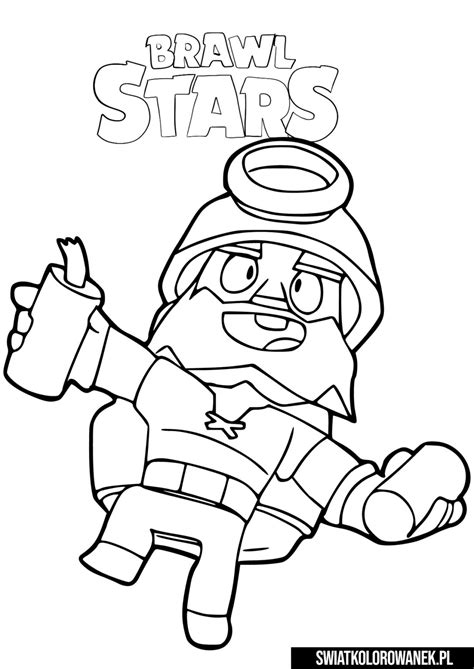 Kolorowanki Do Wydrukowania Brawl Stars