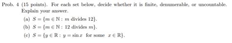 solved prob 4 15 points for each set below decide