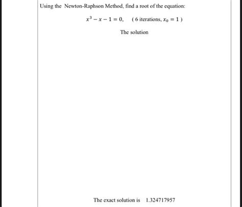 solved using the bisection method find a positive root of