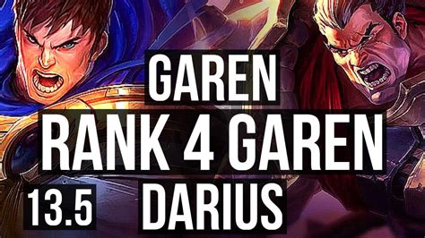 GAREN Vs DARIUS TOP Rank 4 Garen 3 4M Mastery 3 0 4 900 Games