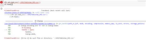 Python Filenotfounderror Errno No Such File Or Directory In
