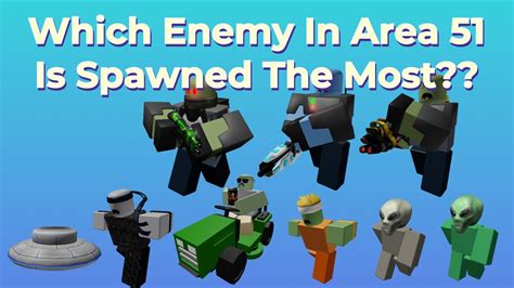 Which Enemy In Area 51 Was Spawned The Most Roblox Tower Defense