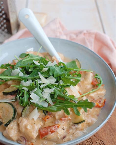 Italiaanse Roomkip Met Courgette En Zongedroogde Tomaat Artofit