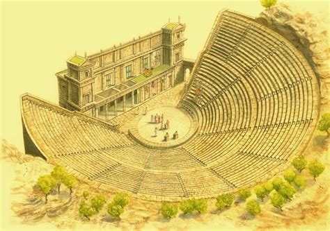 Greek Theatre Epidaurus Ancient Greek Theatre Theatre Architecture