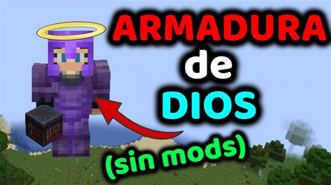 La ARMADURA De DIOS Esta Es La ARMADURA MAS ROTA De TODO MINECRAFT